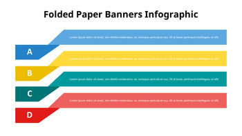 Folded Paper Banners Process Diagram
