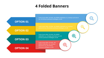 Folded Paper Banners Process Diagram