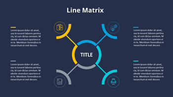 Matrix Infographic Diagram