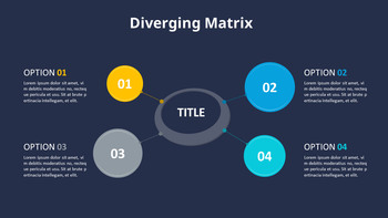 Matrix Infographic Diagram