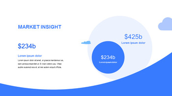 Blue Pitch Deck Template Design slide deck