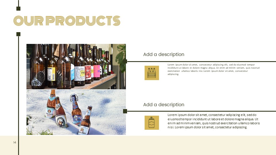 Authentic Brewery Experience Google Slides Themes