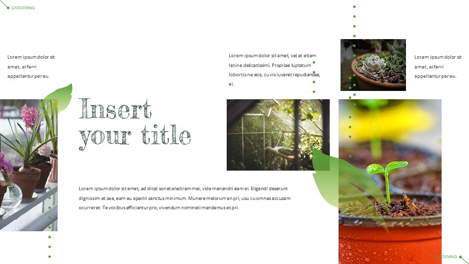 Gardening Google Slides Themes for Presentations