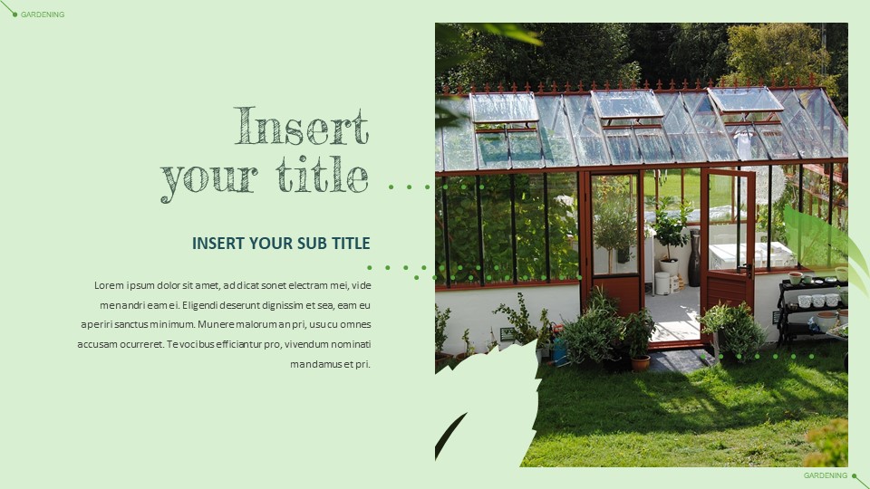 Gardening Google Slides Themes for Presentations