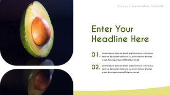 Avocado Presentation Design|Business|PPT Templates