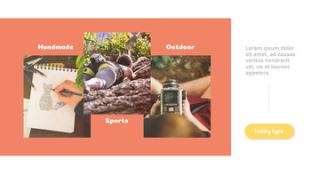 What Is Your Hobby? powerpoint template|Lifestyle