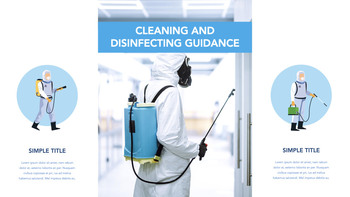 COVID-19 Cleaning and Disinfecting template design