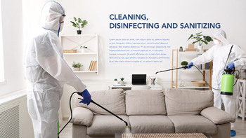 COVID-19 Cleaning and Disinfecting template design