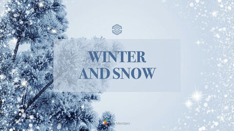 Winter Snow Multipurpose Presentation Keynote Template|Lifestyle