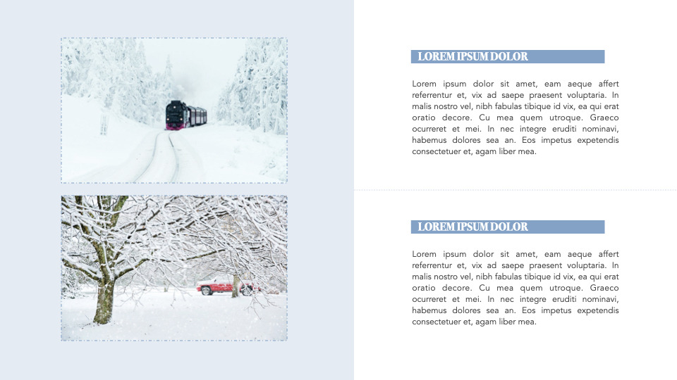 Winter Snow Multipurpose Presentation Keynote Template|Lifestyle