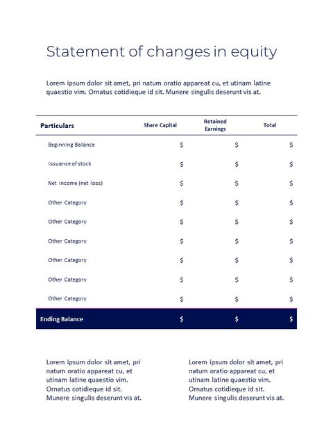 Pink Business Annual Report Template template design
