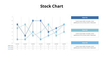 Various Stock Bar Chart Set