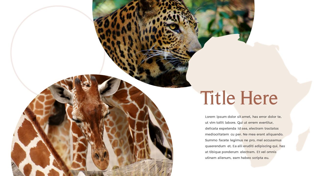 Safari Animals presentation slides ppt|Lifestyle|Templates