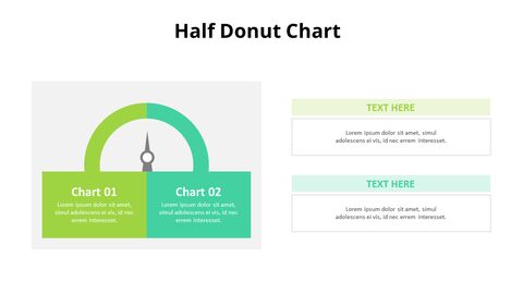 Semi Circle Donut Chart Template|Doughnut