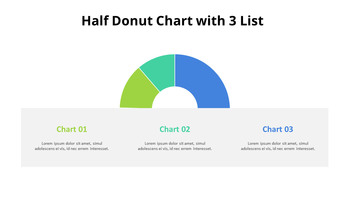 Semi Circle Donut Chart Template|Doughnut