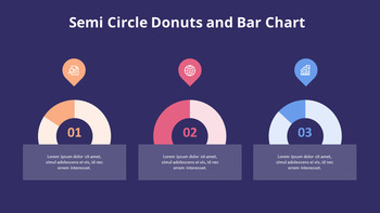 Semi Circle Donut Chart Template|Doughnut