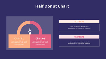 Semi Circle Donut Chart Template|Doughnut