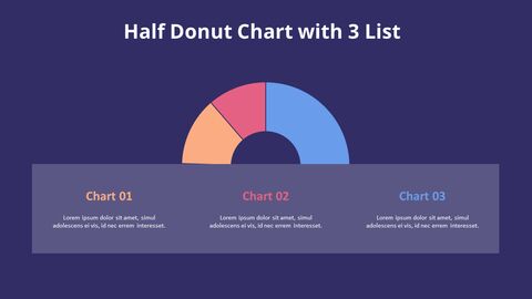 Semi Circle Donut Chart Template|Doughnut
