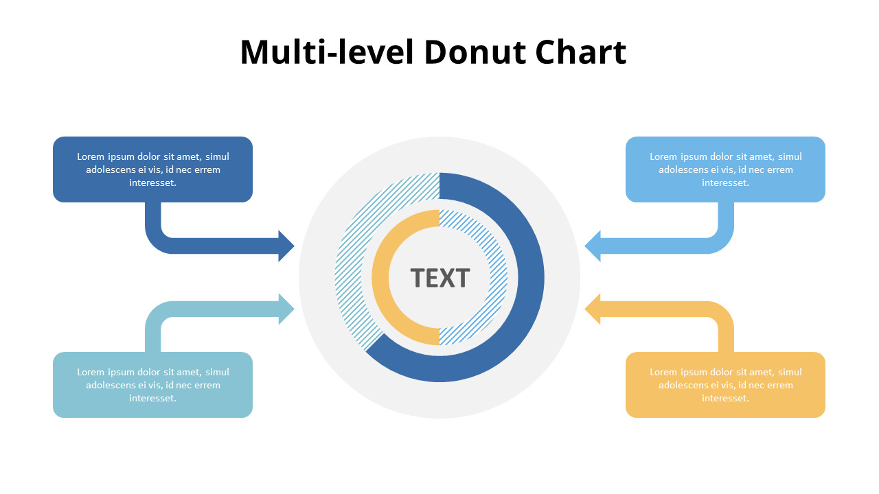 Stacked Donut Chart Template|Doughnut