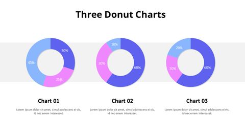Three Division Donut Chart|Doughnut