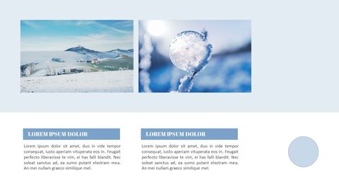 Neige de l'hiver Arrière-plan PowerPoint|Mode de vie|Modèles