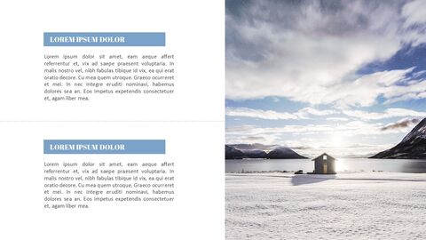 Neige de l'hiver Arrière-plan PowerPoint|Mode de vie|Modèles