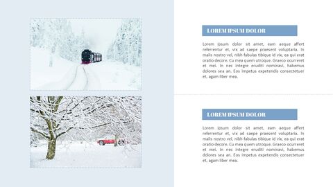 Winter Snow Background PowerPoint|Lifestyle|Templates