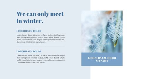 Neige de l'hiver Arrière-plan PowerPoint|Mode de vie|Modèles