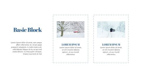 Neige de l'hiver Arrière-plan PowerPoint|Mode de vie|Modèles