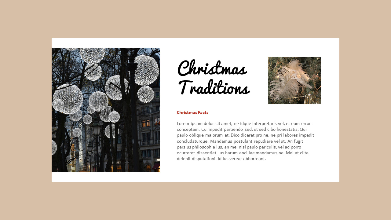 Christmas Day PPT Backgrounds|Lifestyle|Templates