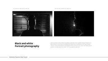 Portrait Photography PPT Templates|Business
