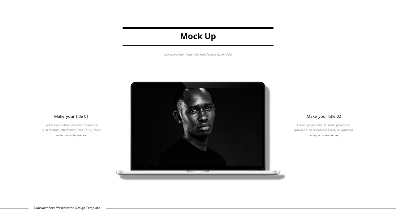 Portrait Photography PPT Templates|Business