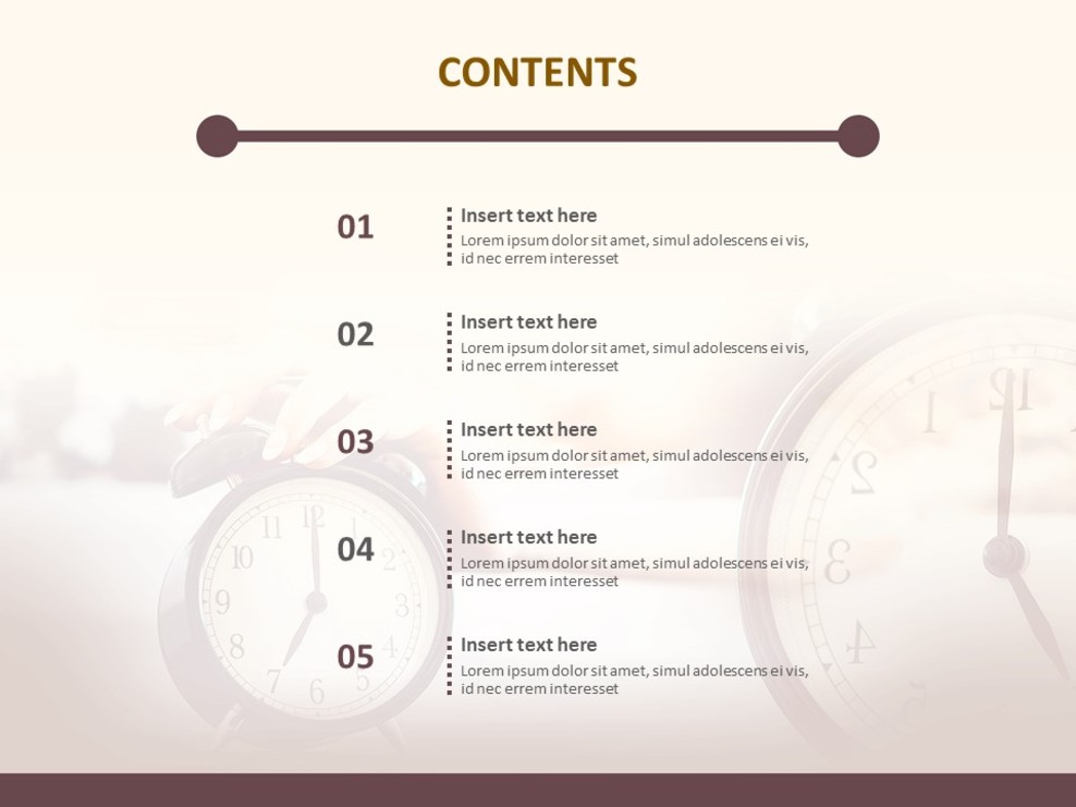 Free Powerpoint Templates Design - Waking Up in the Morning