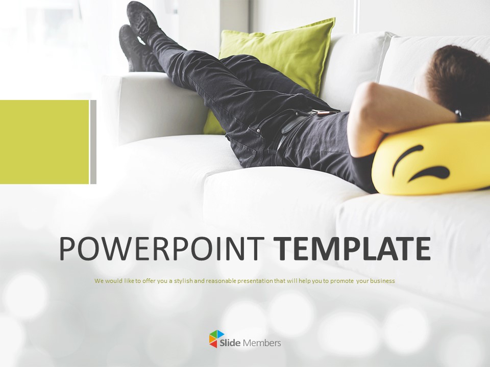 Free Template Design - Rest on the Sofa|PPT|Slides