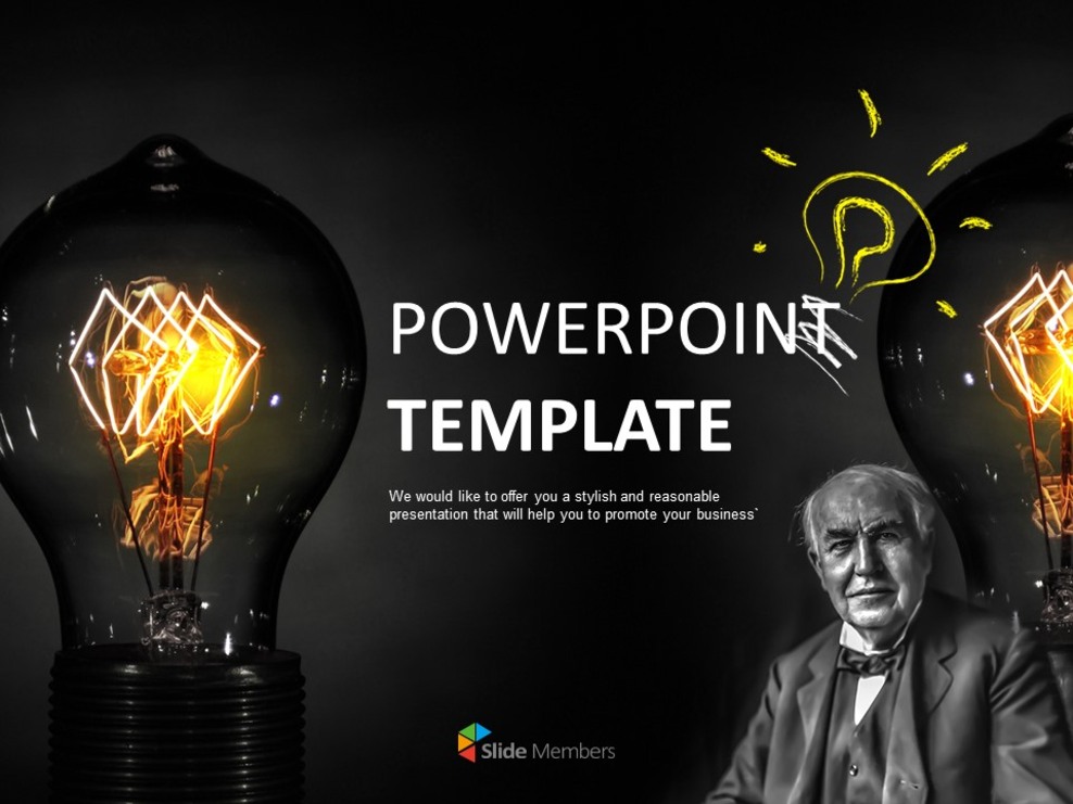 Invención y creatividad - Diseño de plantillas de PowerPoint gratis