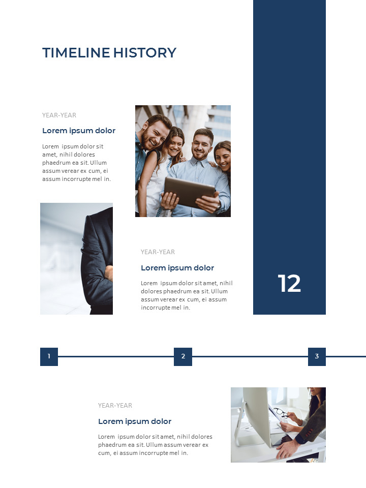 Blue Layout Annual Report Best Presentation Design
