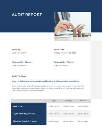 Blue Layout Annual Report Best Presentation Design