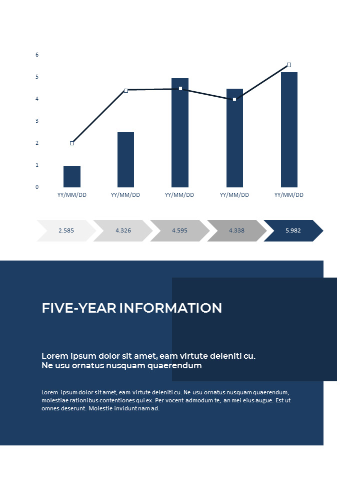 Blue Layout Annual Report Google Slides to PowerPoint