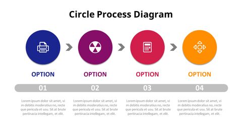 4 Steps Process PPT Template|Diagram