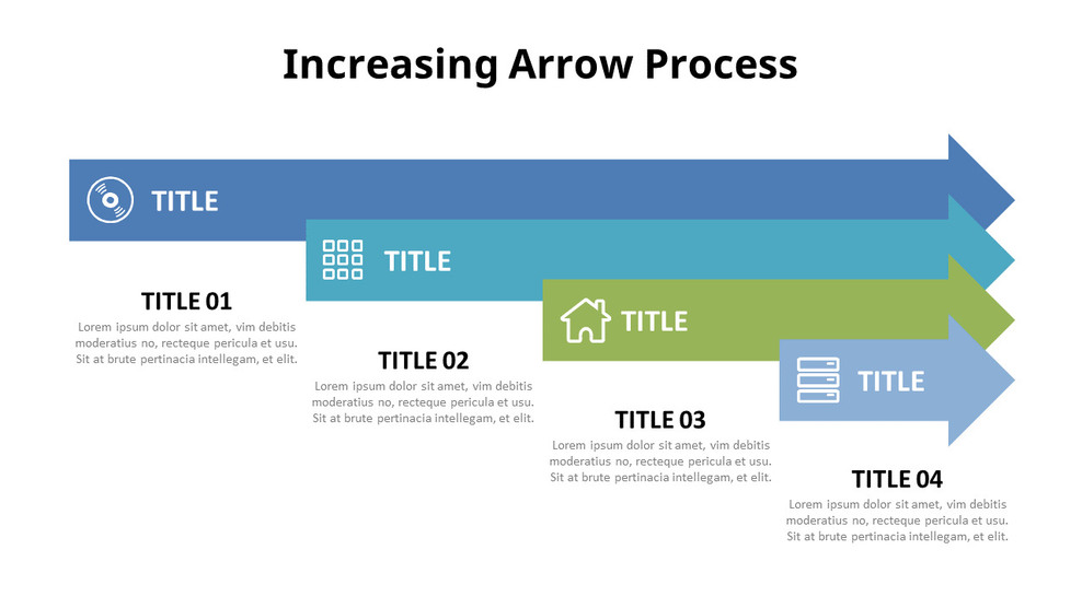 Arrow Process Diagram Slide