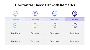 Comparison Check List Table|Diagram