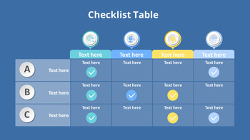 Comparison Check List Table|Diagram