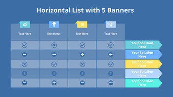 Comparison Check List Table|Diagram