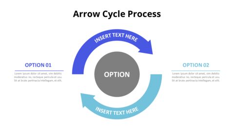 Cycle Arrow Comparison|Process|Diagram