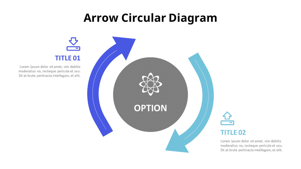 Cycle Arrow Comparison|Process|Diagram