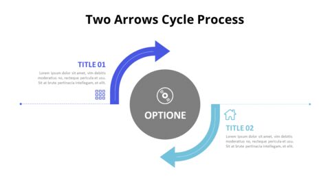 Cycle Arrow Comparison|Process|Diagram