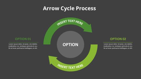 Cycle Arrow Comparison|Process|Diagram