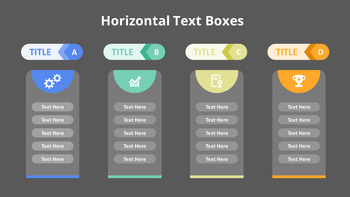 Four Horizontal Table List|Diagram