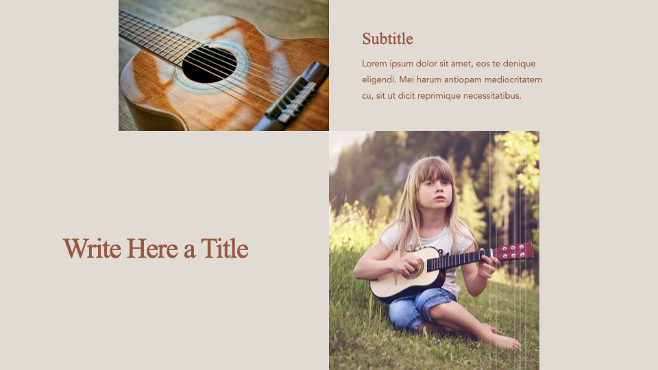 Guitar presentation slide design|Business|Keynote