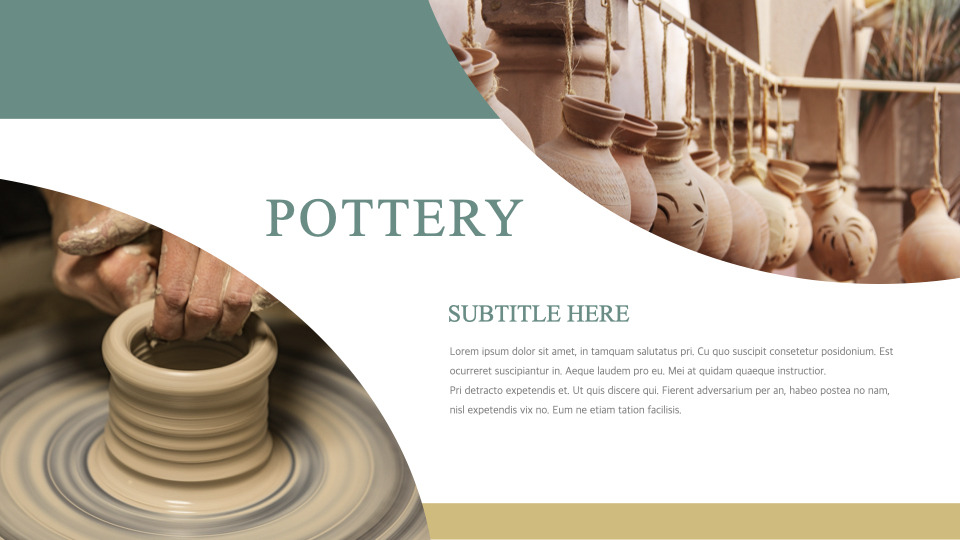 Pottery PPTX to Keynote|Business